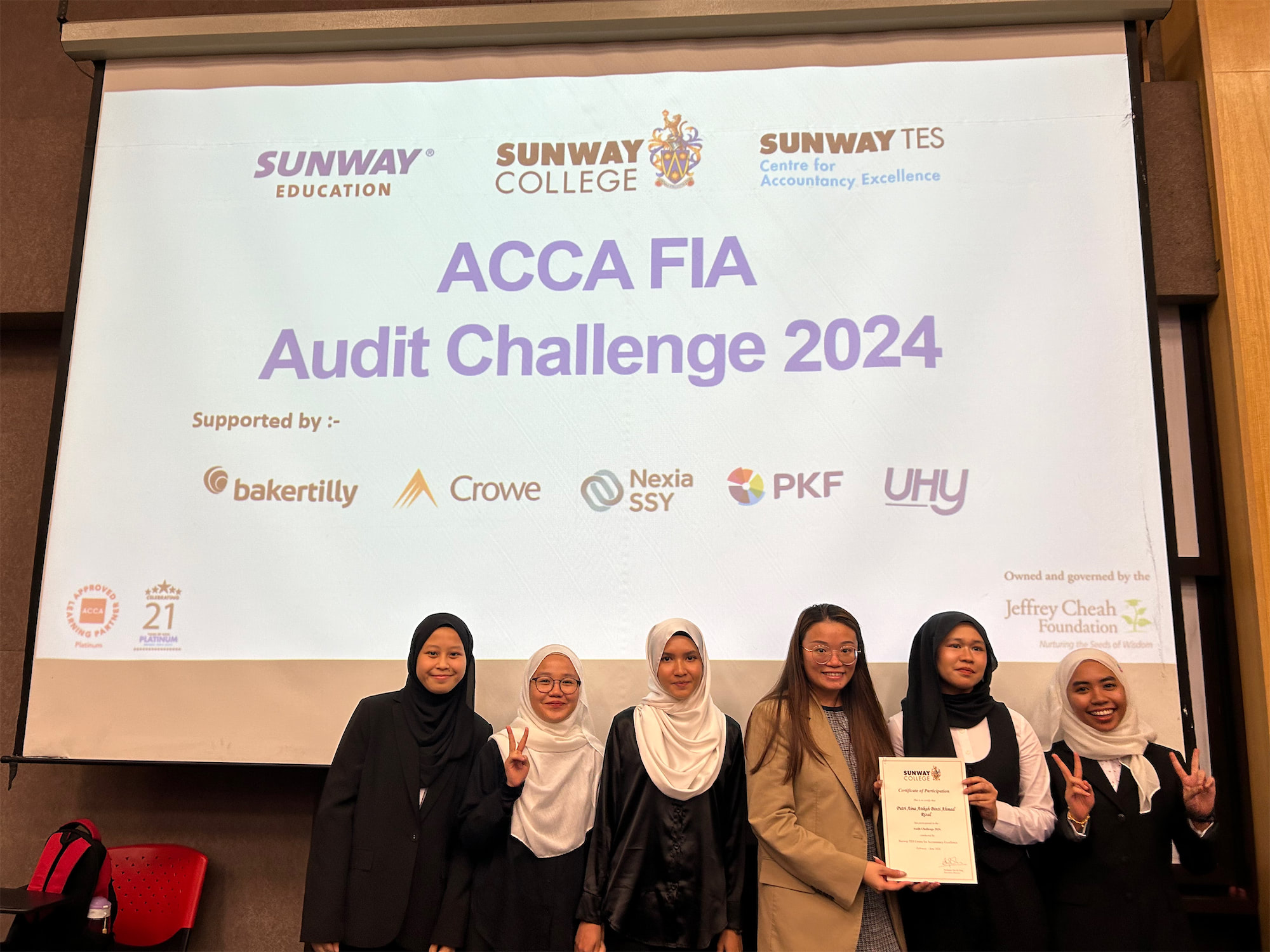 Sunway TES ACCA FIA Audit Challenge 2024 - Nexia SSY